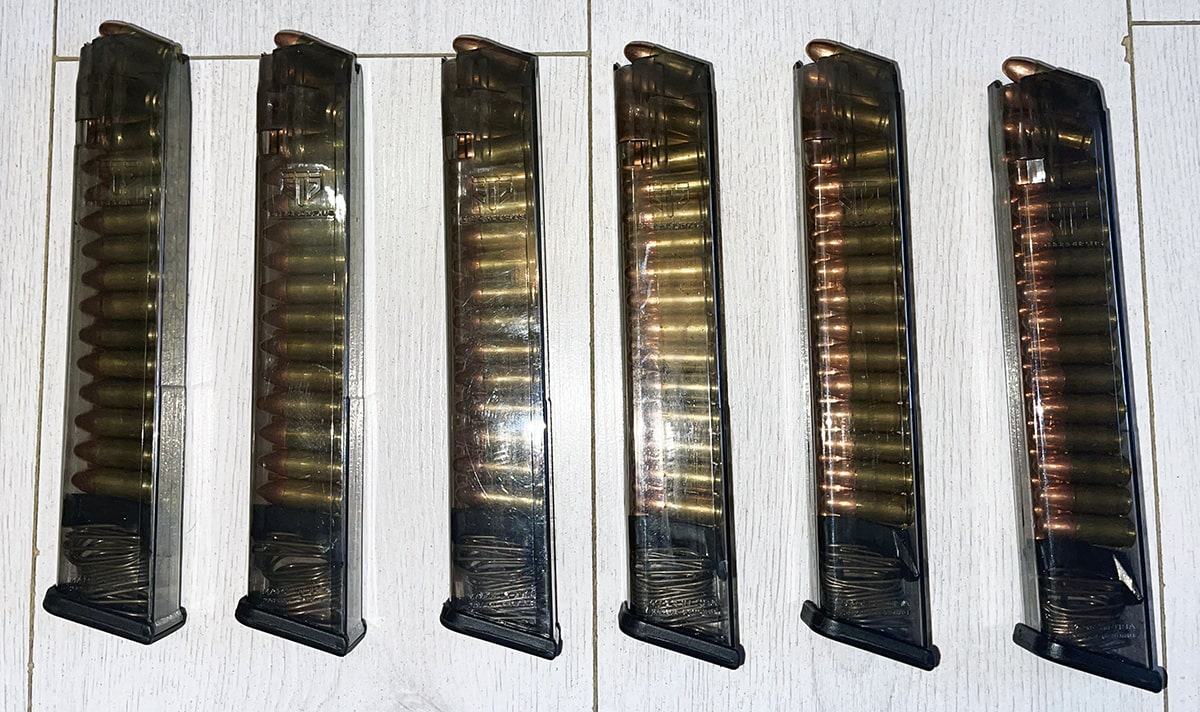 Nabojniki ETS Glock 9x19mm Translucent 31 Rnd