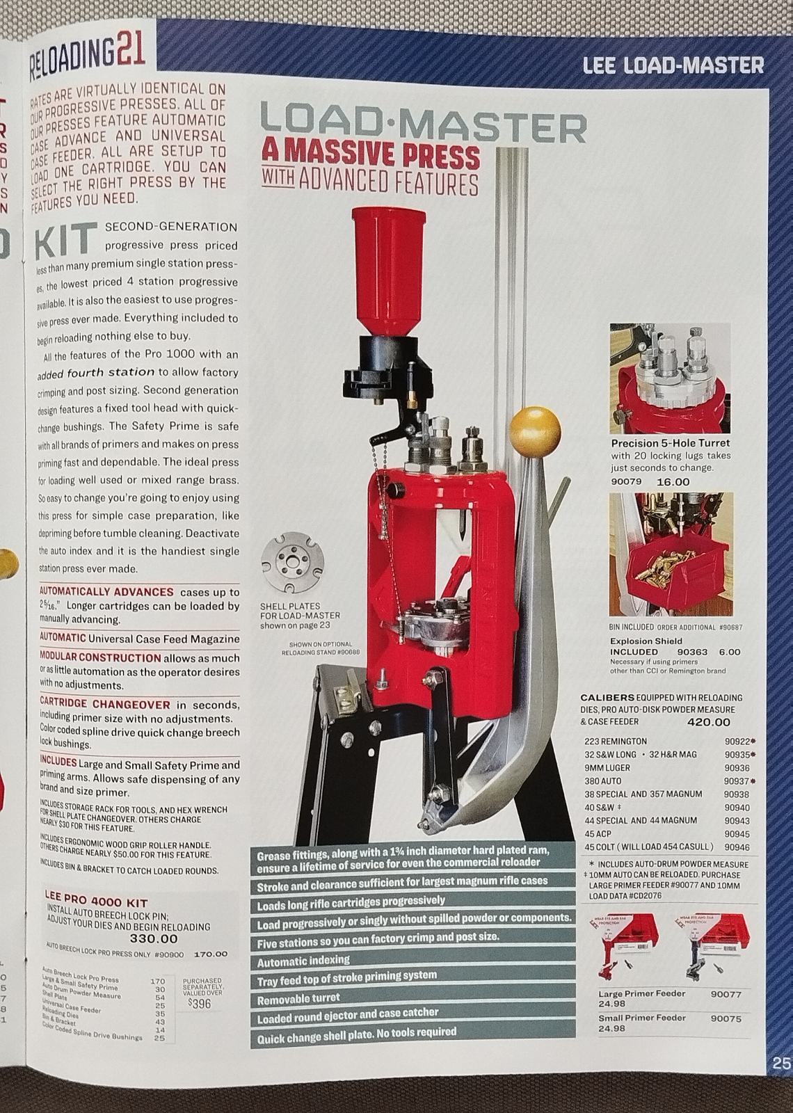 Polnilna postaja Lee Load Master (9mm)