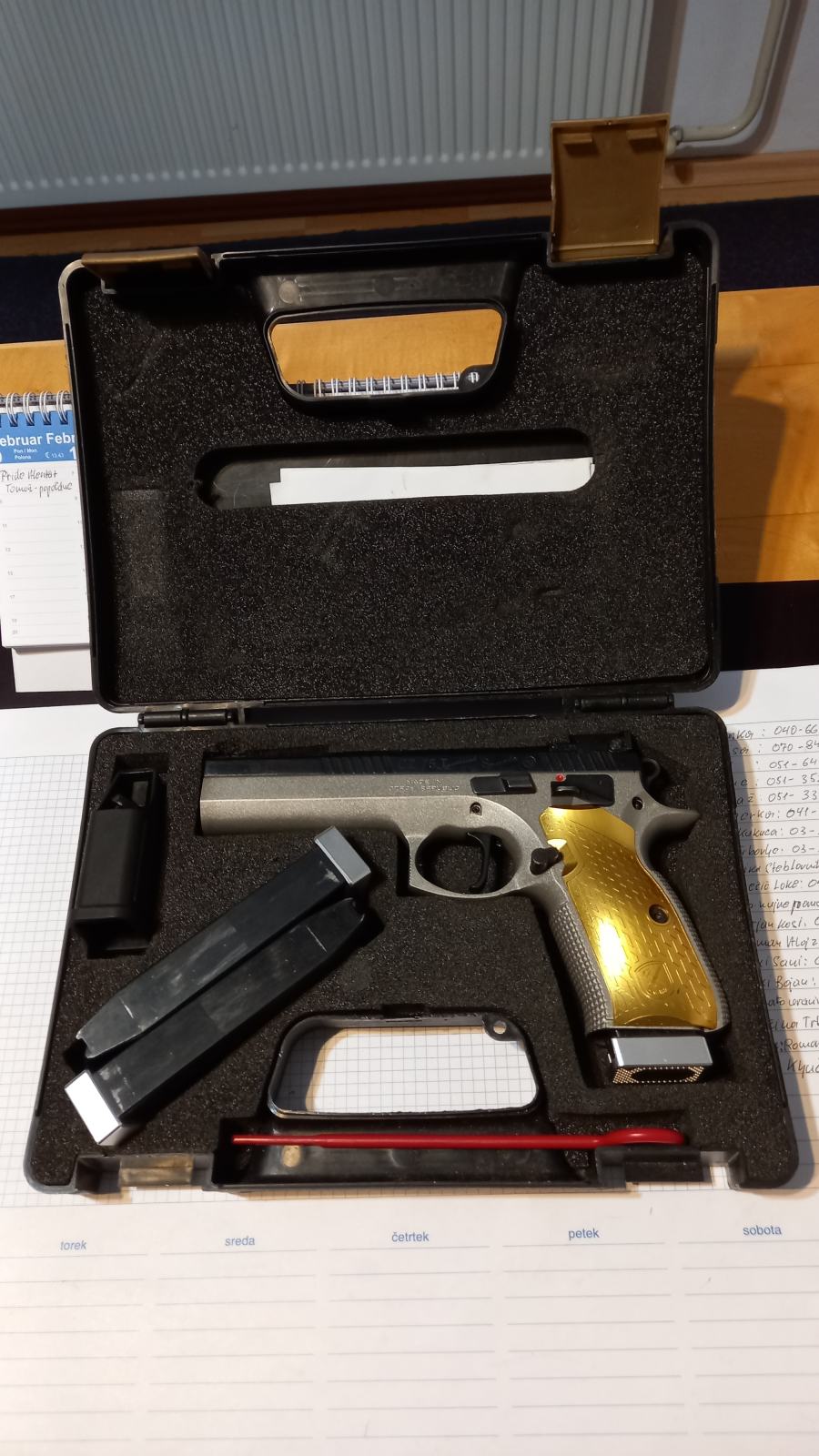 PRODAM PIŠTOLO TACKITAL SPORT KAL. 9 MM LUGER