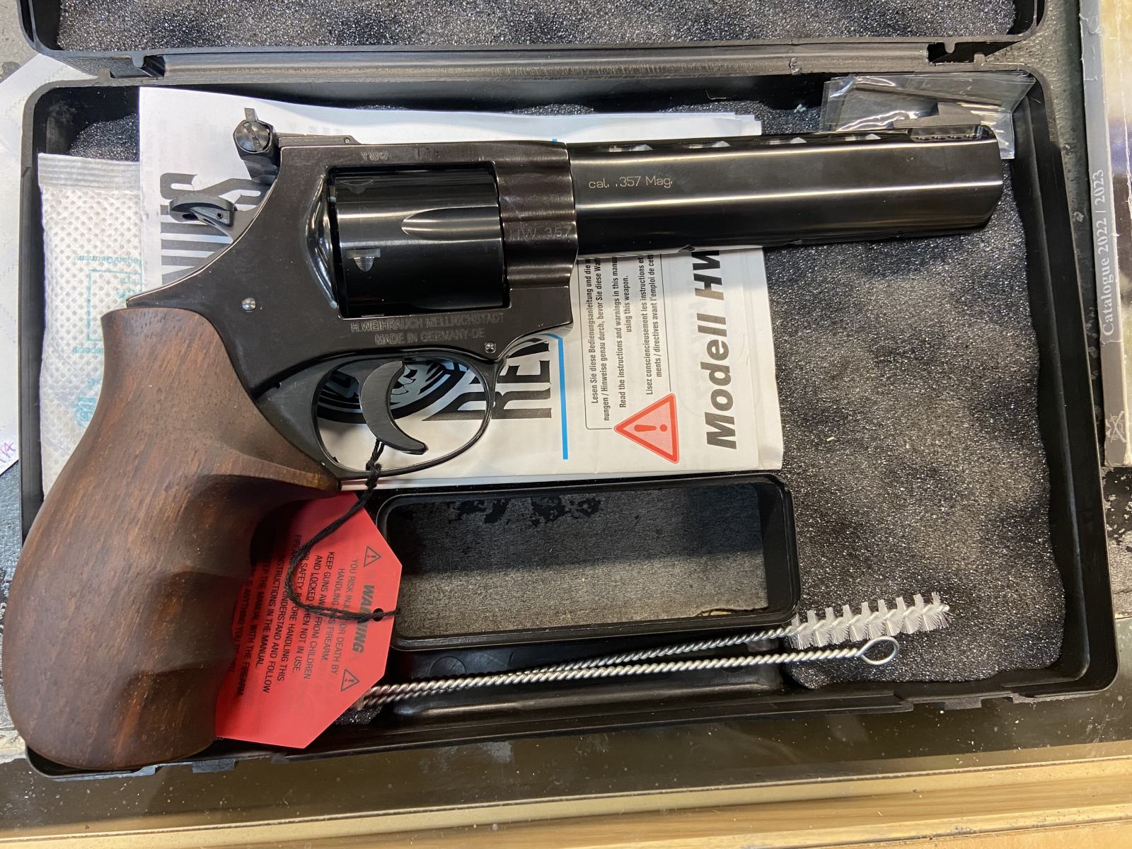 Revolver Weihrauch Hw 357 TTC 6; kaliber 357 Mag.