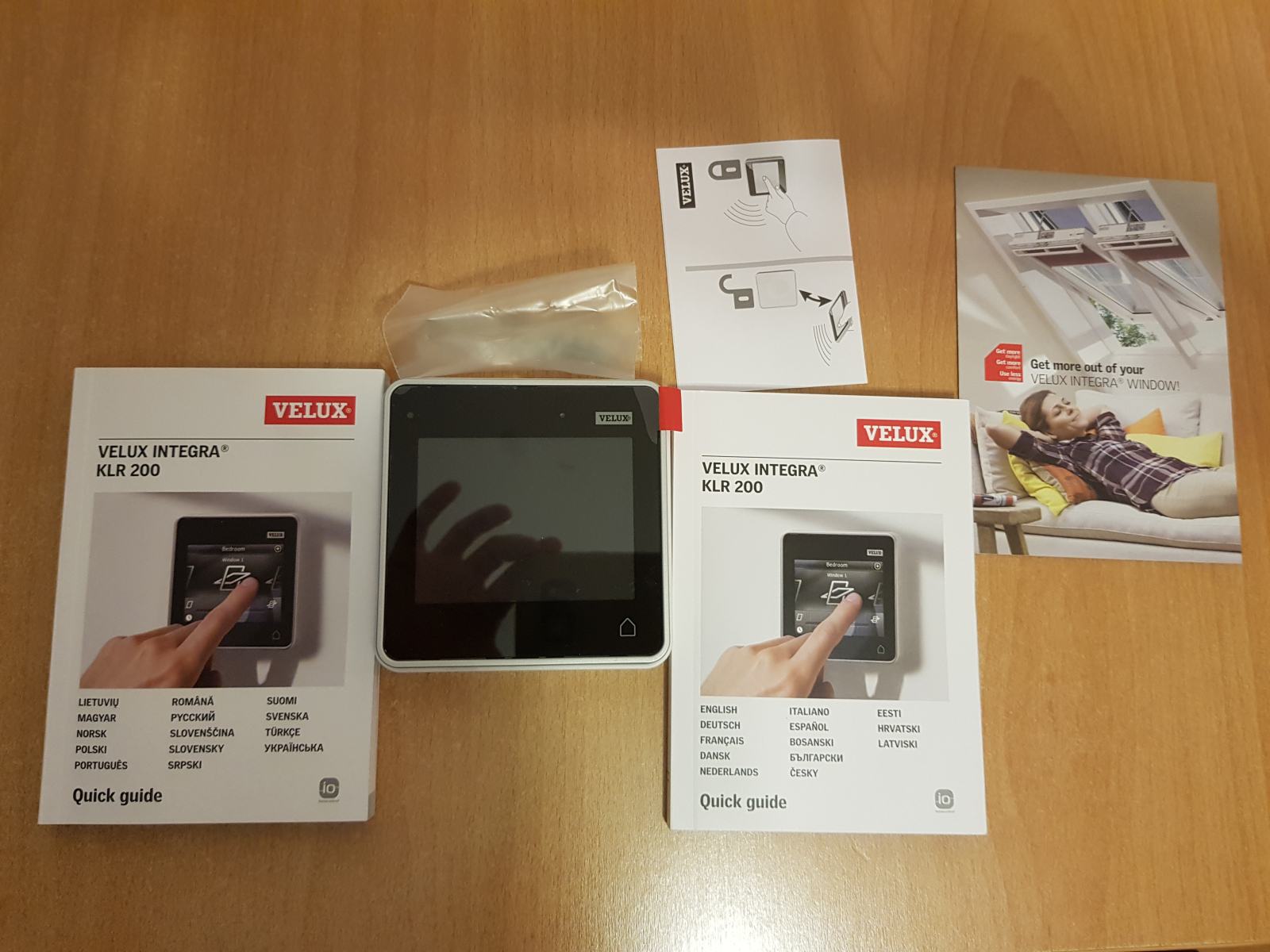 Upravljalna tablica Velux Integra - KLR 200 Remote Control