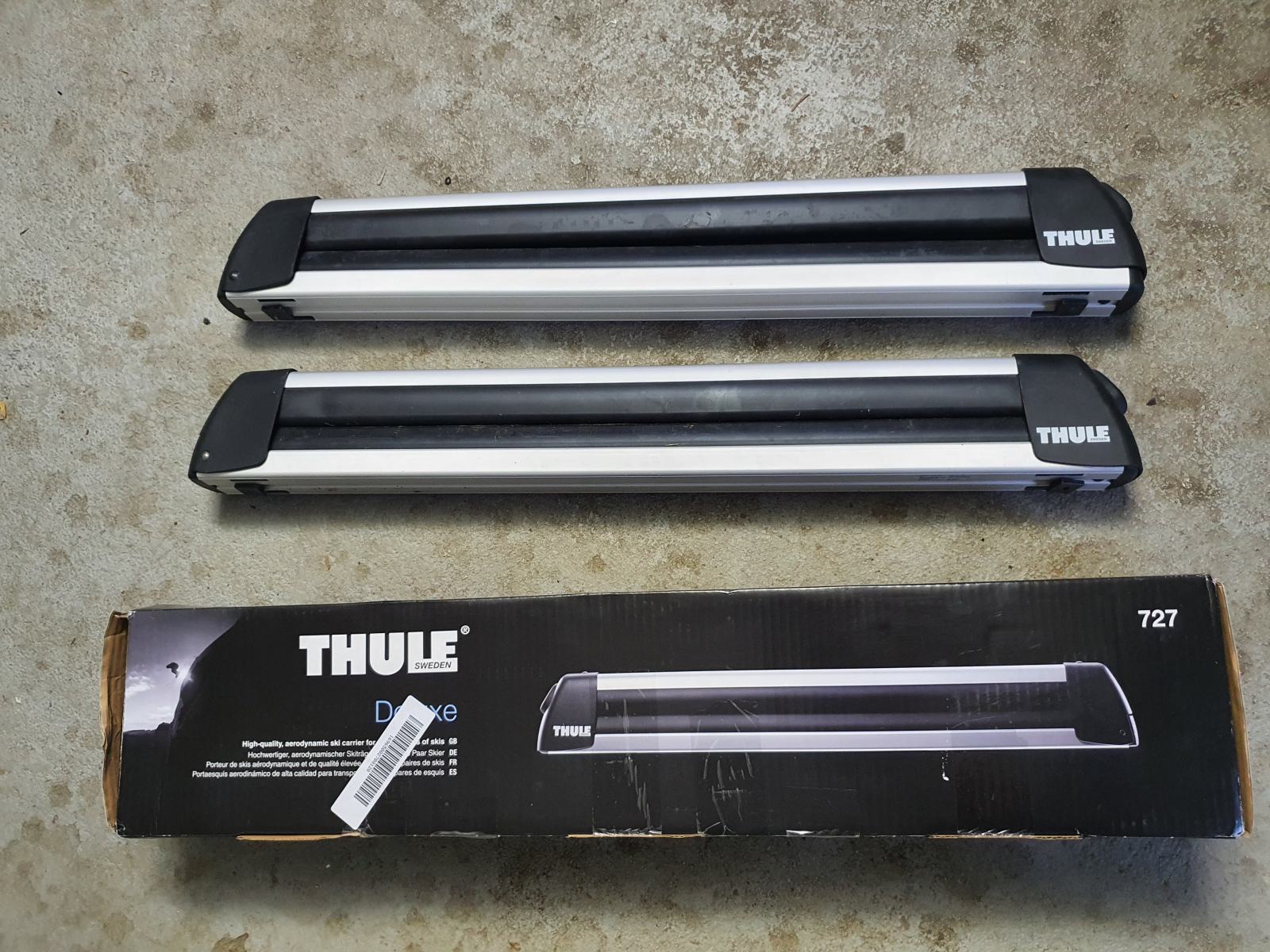 Nosilci za smuči Thule Deluxe 727 za 6 parov smuči, kot novi