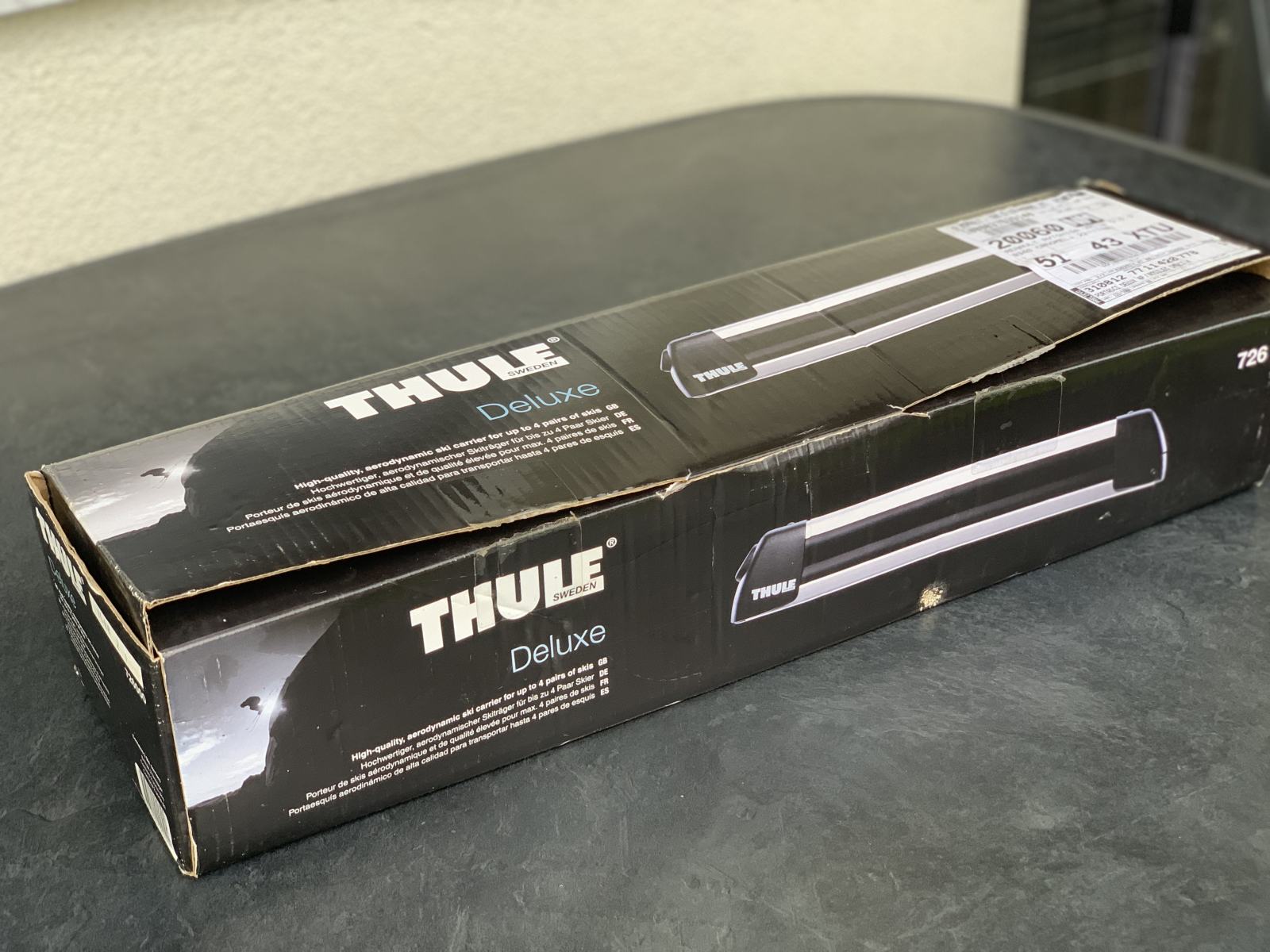 Strešni nosilec za smuči THULE 726 DELUXE.