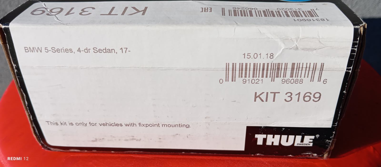THULE KIT 3169 ZA BMW SERIJE 5 SEDAN OD 2017-