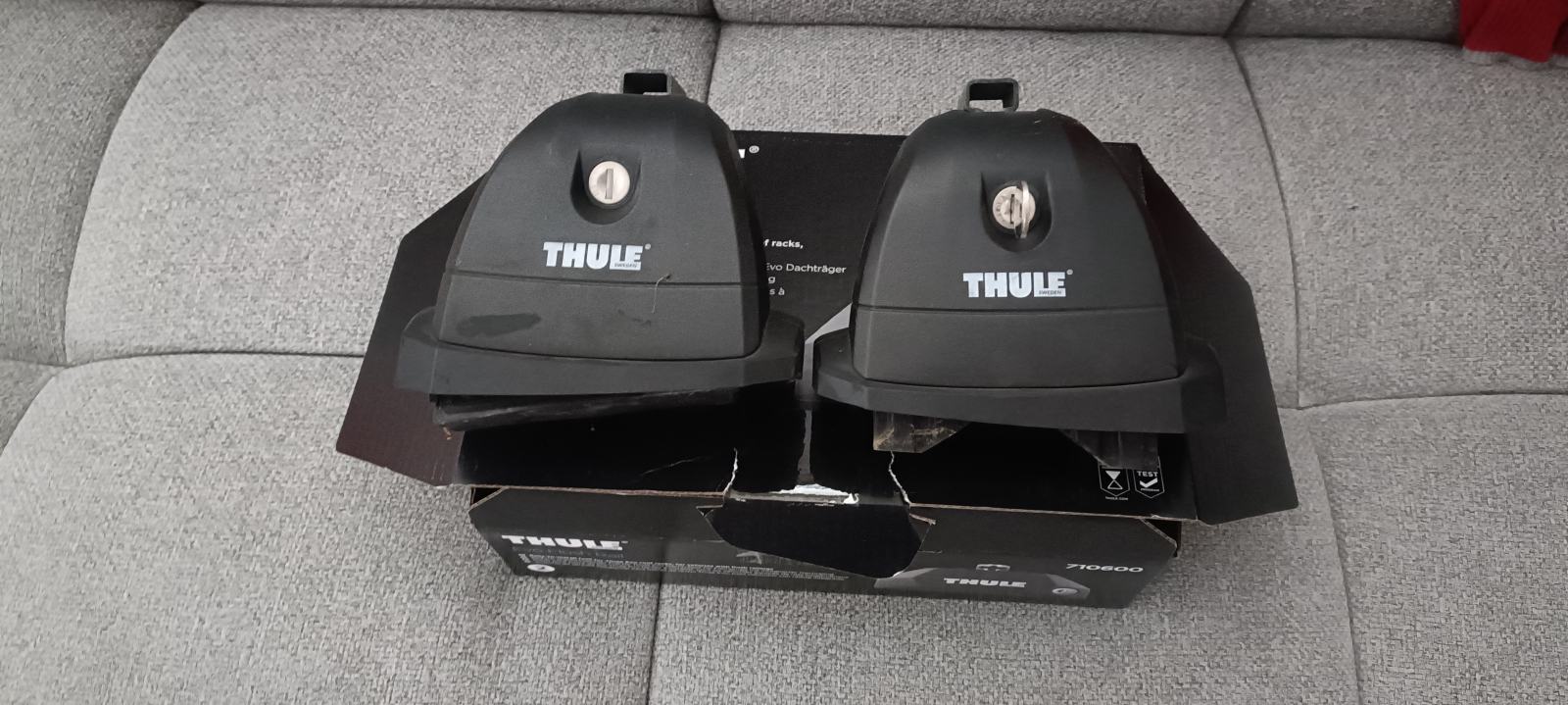 Thule Rapid 753000 + kit 183030 S-Max nosilci prtlažnikai