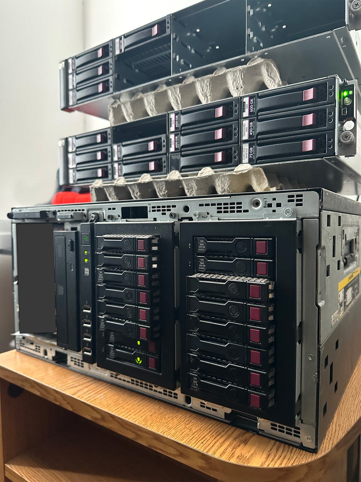 Strežnik HP Proliant ML350P G8 + 2 x MSA 60 12x 3.5 enclosure