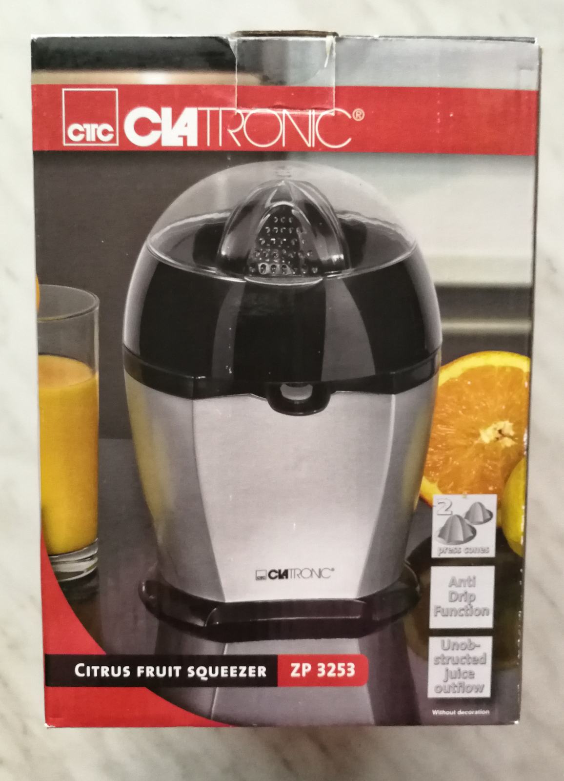 Clatronic električni ožemalnik citrusov
