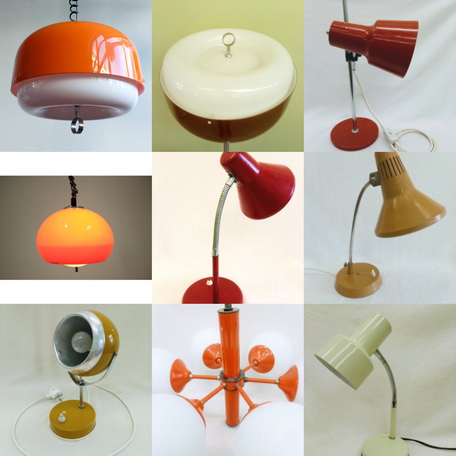 Kupim različne Meblo in druge luči iz 70-80 let in ure, Gorenje,Iskra