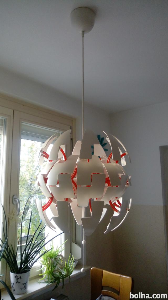 lestenec IKEA PS (bela, oranžna)