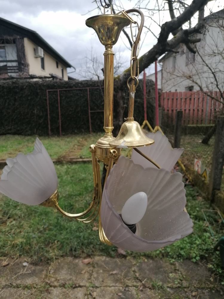 lestenec luster 3 žarnice