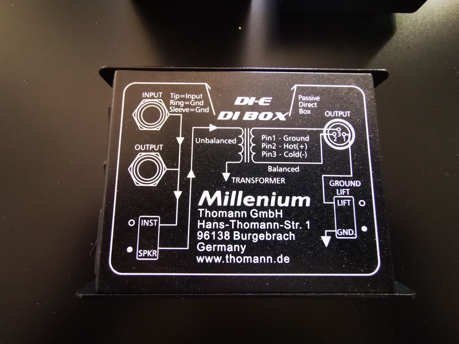 4x DI Box - Millenium DI-E