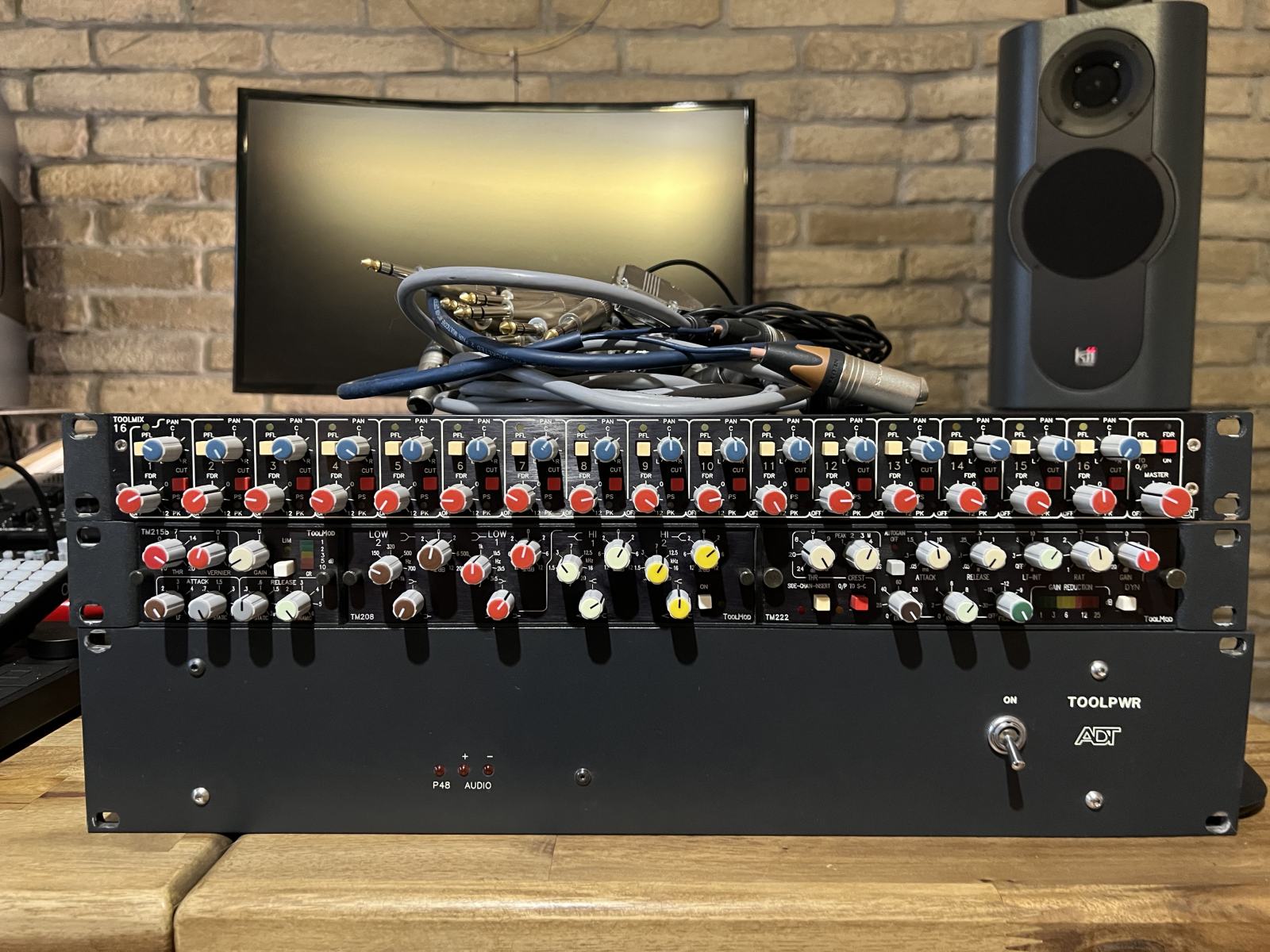 ADT Audio toolmix summing in mastering rack plus psu