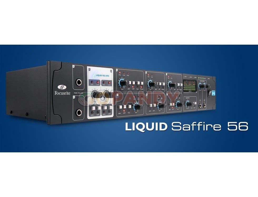 Focusrite Liquid Saffire 56 (8pre, 8out, adat, zvocna karta)