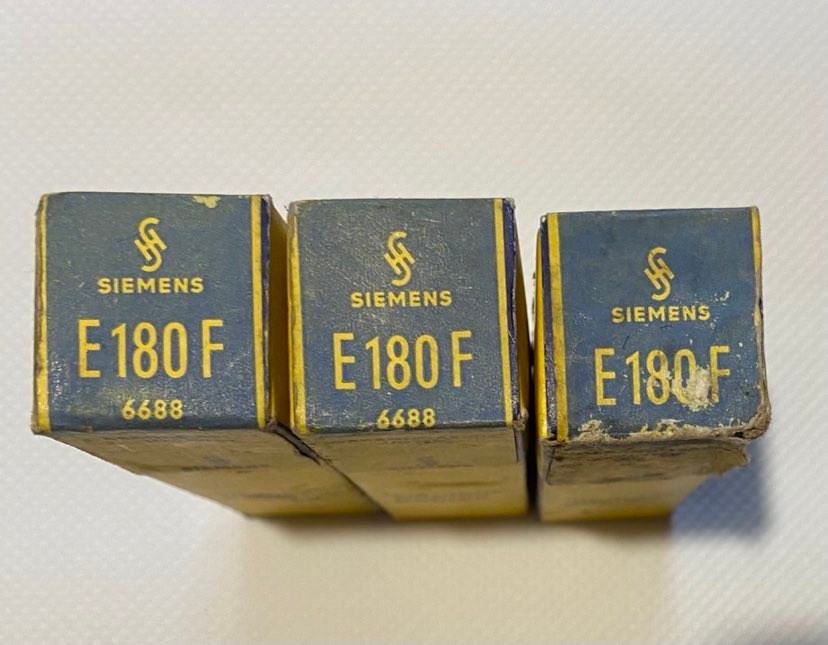 elektronka E180F EF80 Siemens, 10 000 h life time, gold plated