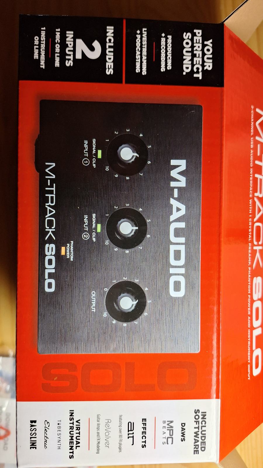 M AUDIO M TRACK SOLO