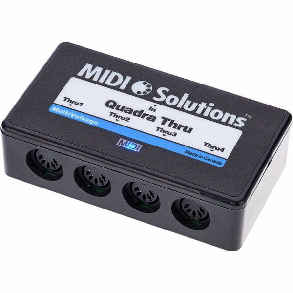 MIDI Solutions Quadra Thru V2 + 4x Midi Kabli
