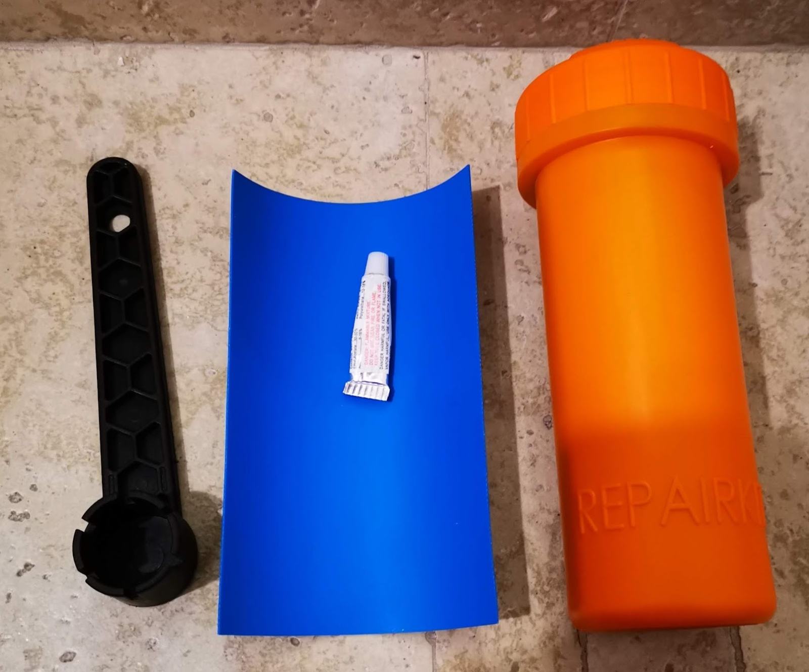 Set za popravilo krpanje supa ali gumenjaka