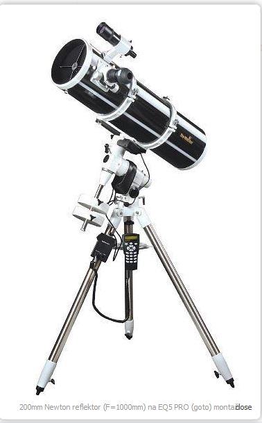 Astronomski teleskop Sky-Watcher-200P z EQ5 z avtomatiziranim iskalom