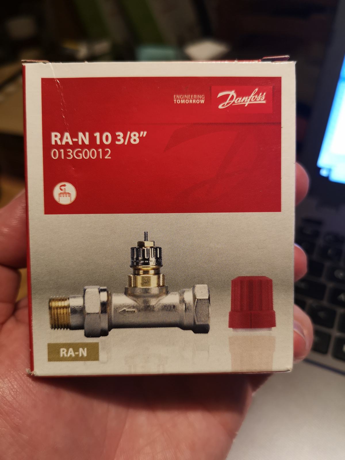 Radiatorski termostatski ventil Danfoss RA-N 10 3/8 - NOV