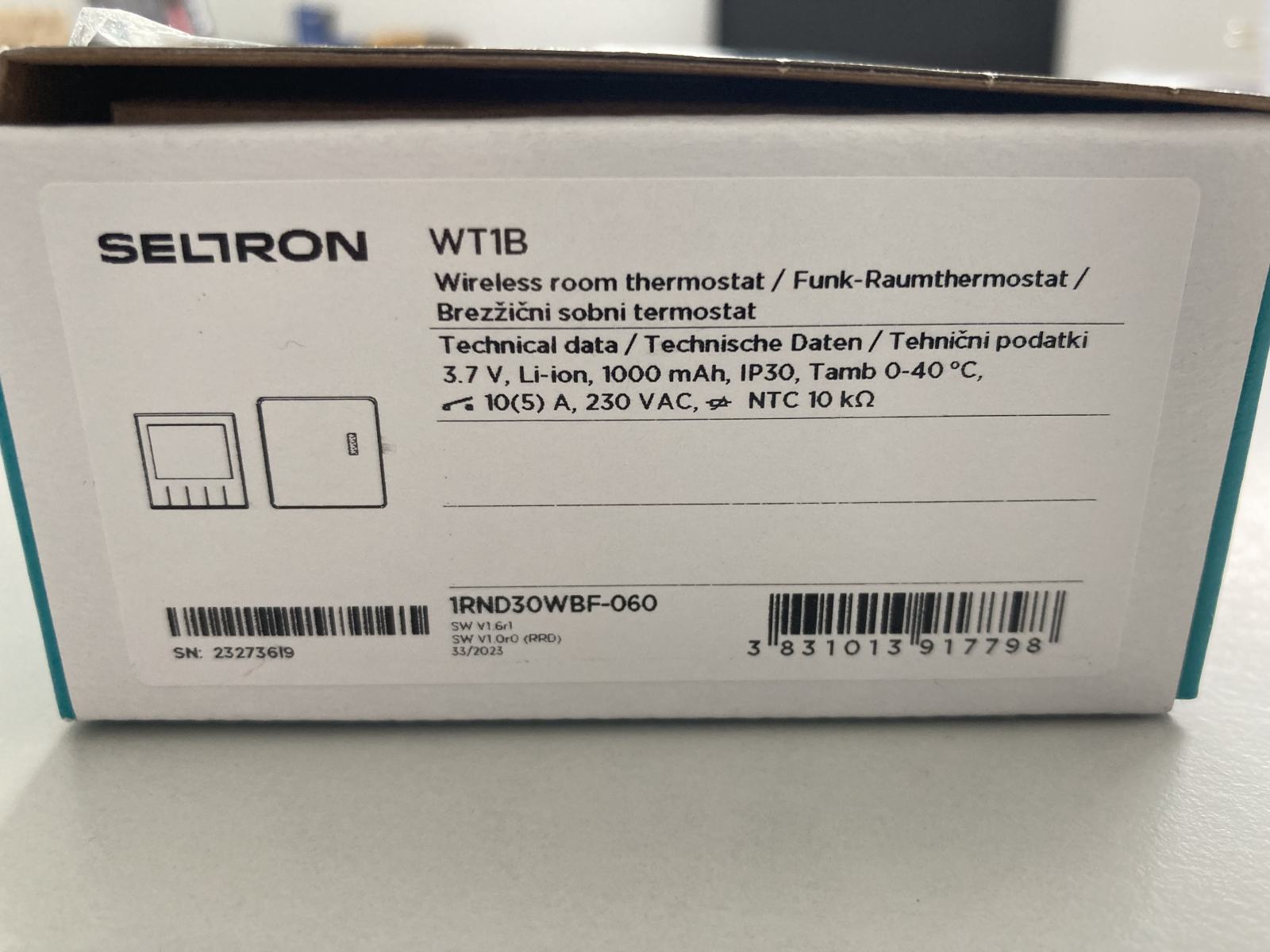 SELTRON SOBNI TERMOSTAT WT1B