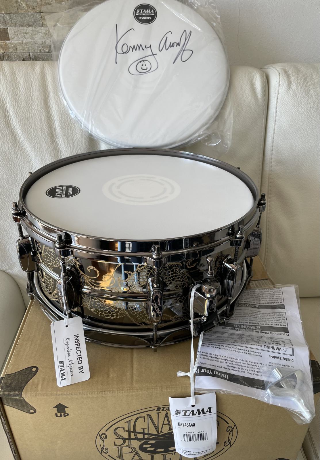 Tama KA146 Kenny Aronoff 40th Anniversary Snare Drum (Limited Edition)