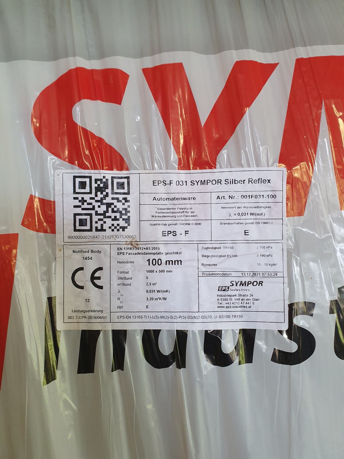 Fasadna izolacija Sympor Silber Reflex 10 cm 105m2
