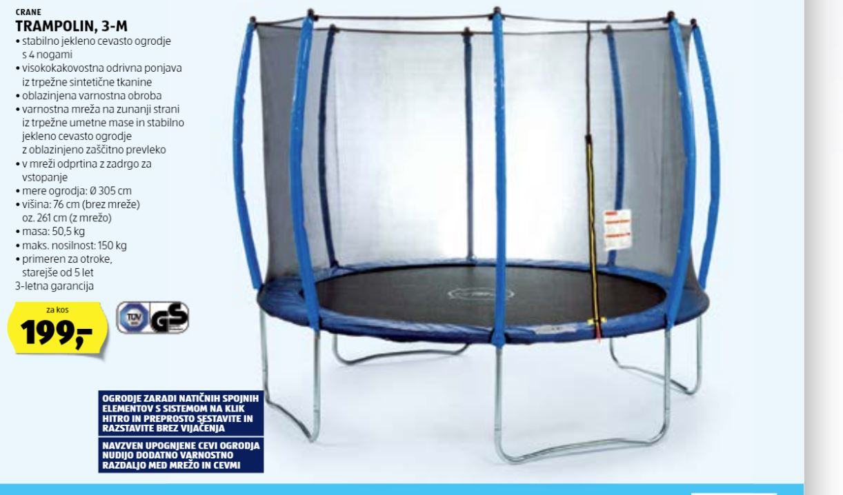 TRAMPOLIN CRANE 3-M