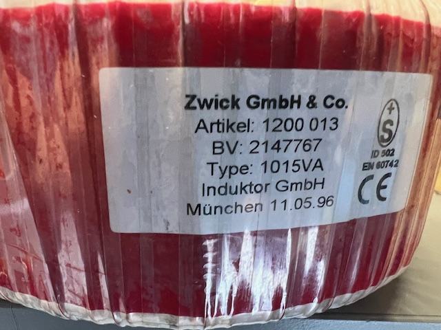 Toroidni transformator Zwick Gmbh 1015VA