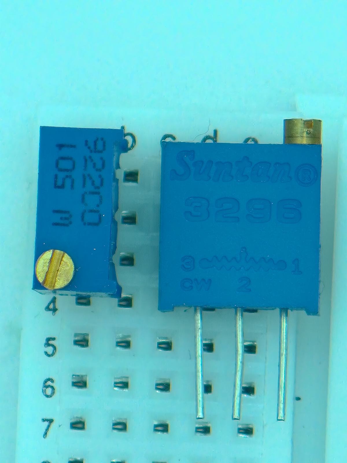 Potenciometer terminal Square Trimming TSR-3296