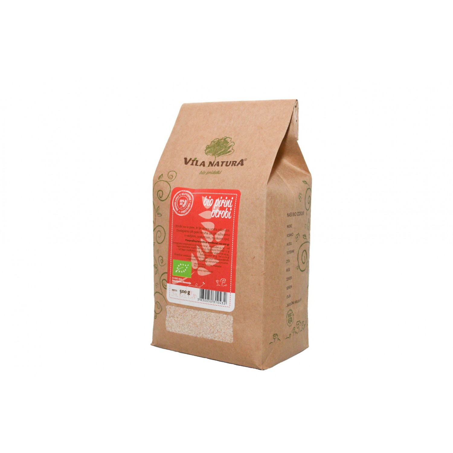 Pirini otrobi 500g BIO