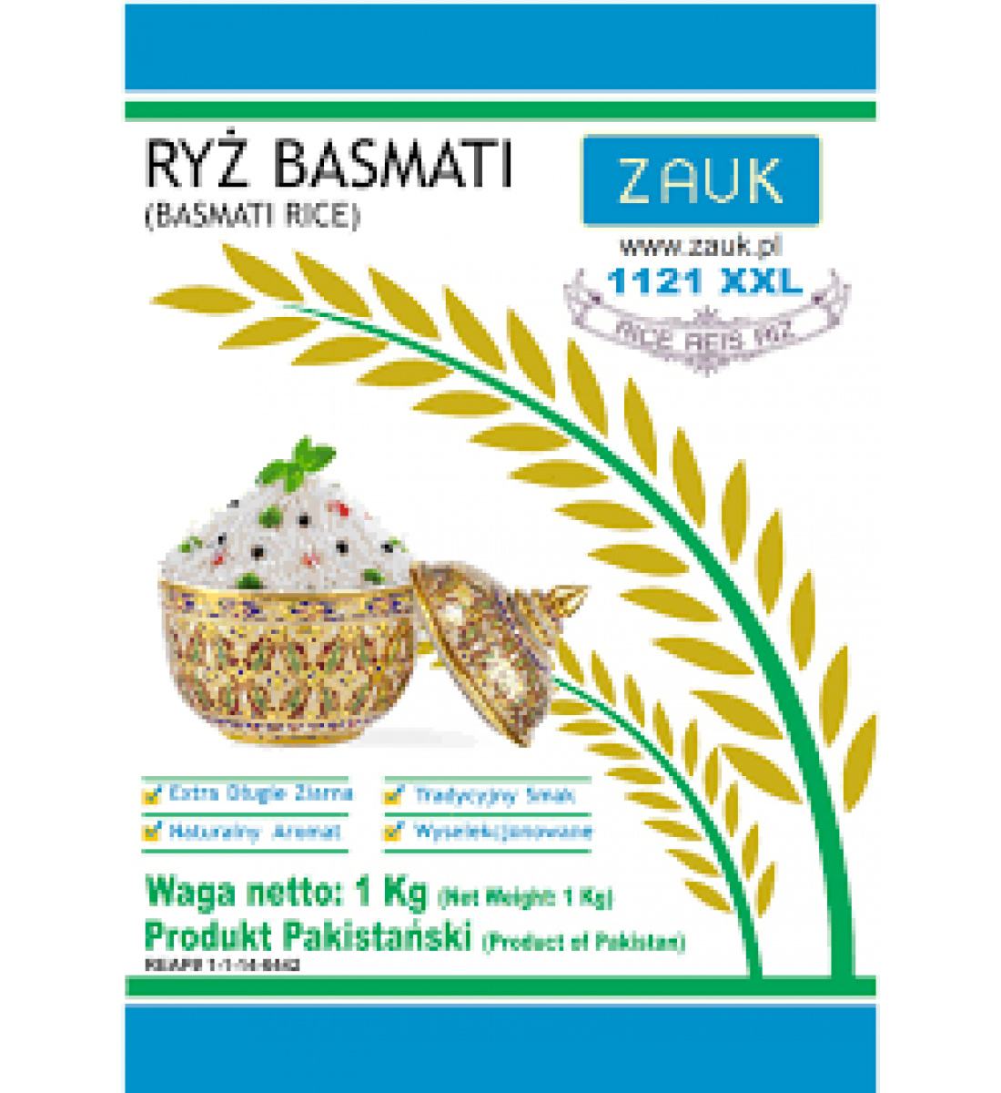 ZAUK EXTRALONG BASMATI RIŽ XXL 1KG