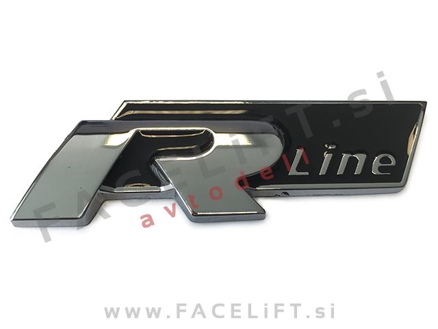 VW R-Line emblem (3D nalepka)