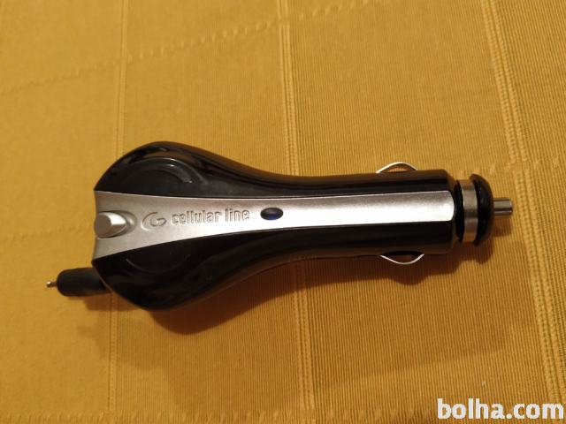 Avto polnilec napajalnik Cellular Line 3 mm vhod
