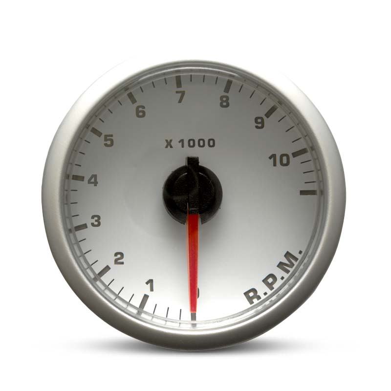 Merilnik Performance White 52mm obratomer 4-barve
