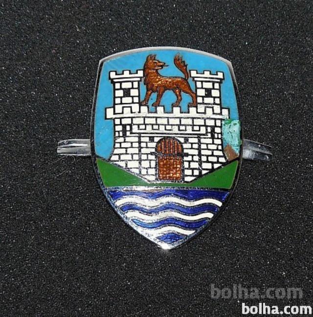 Znak, emblem WV Wolfsburg Volkswagen Factory1951- 959 moder,original