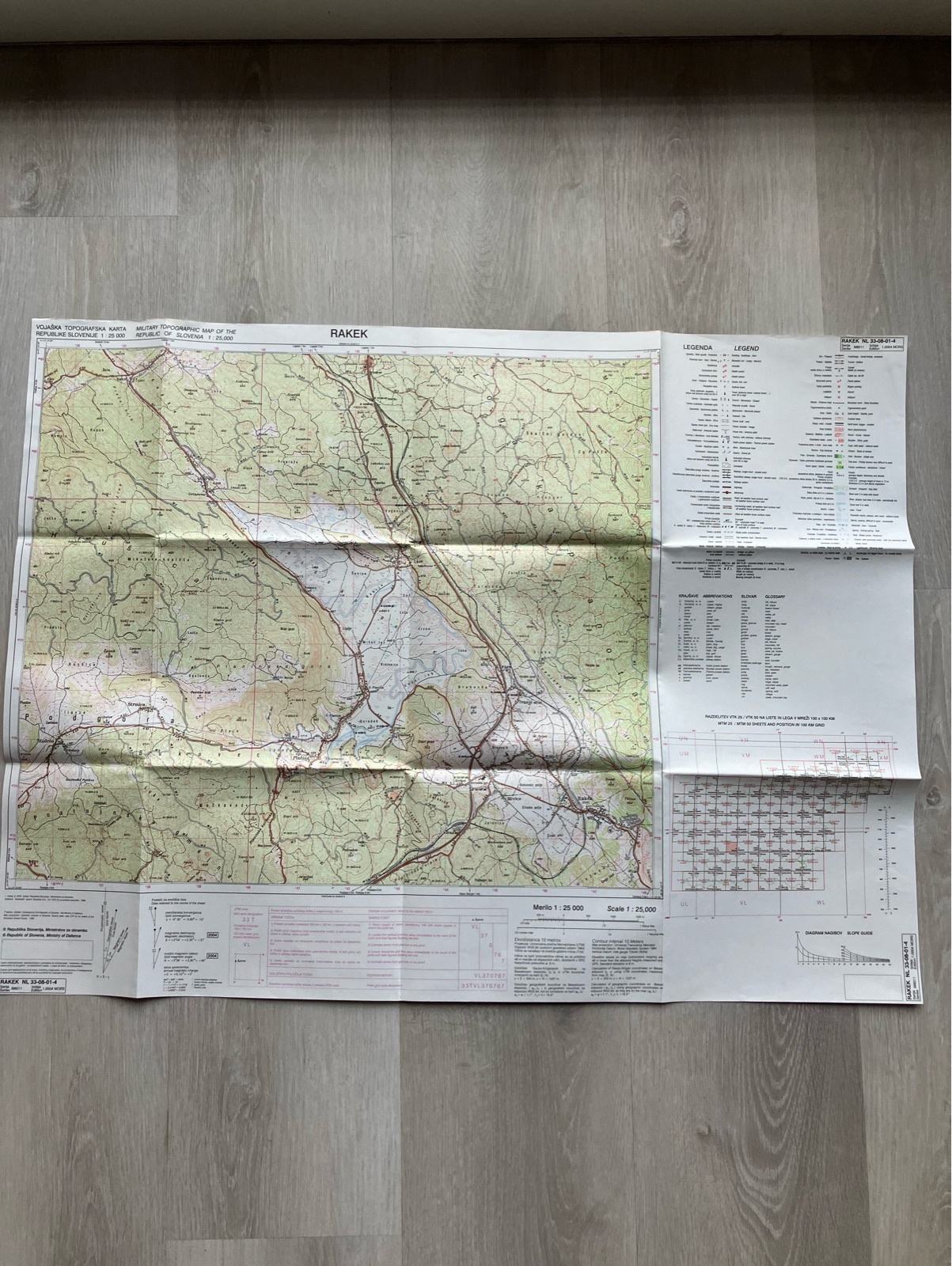 Topografske karte Republike Slovenije merila 1:25 000