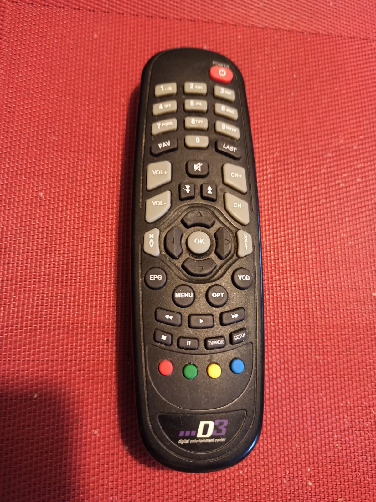 Daljinec D3 Za Telemach box