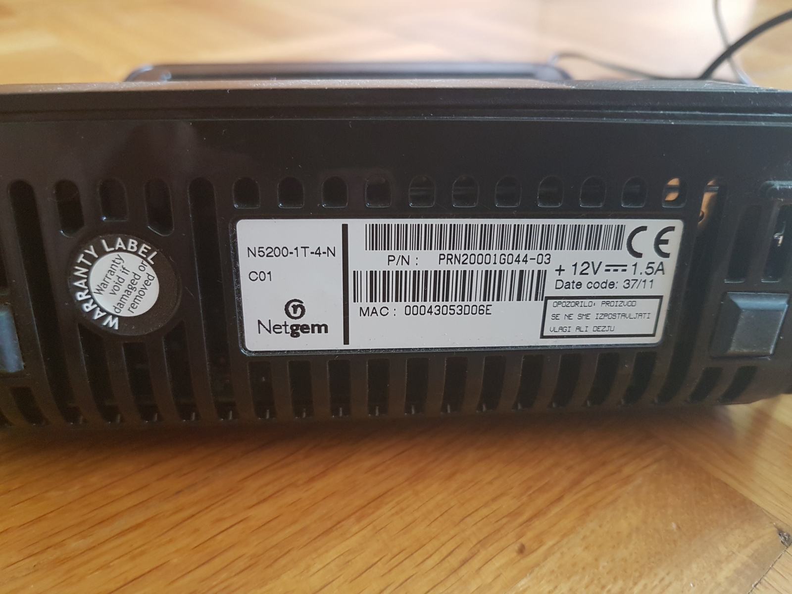 Siol box TV komunikator Netgem N5200-1T-4-N Telekom prodam