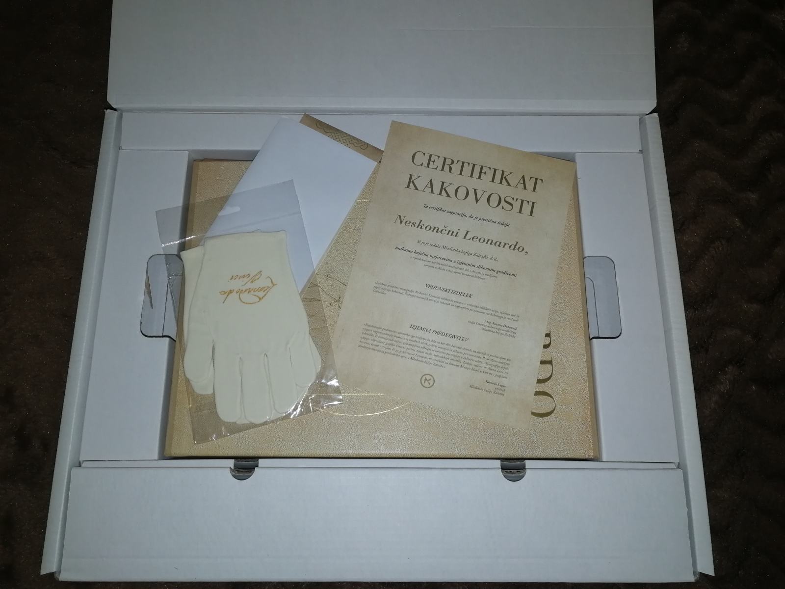 Neskončni Leonardo + Stati Inu Obstati - omejeni seriji; za zbiratelje