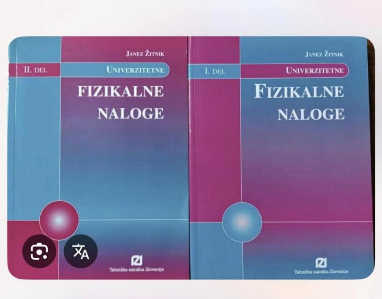 FIZIKALNE NALOGE - Janez Žitnik KUPIM