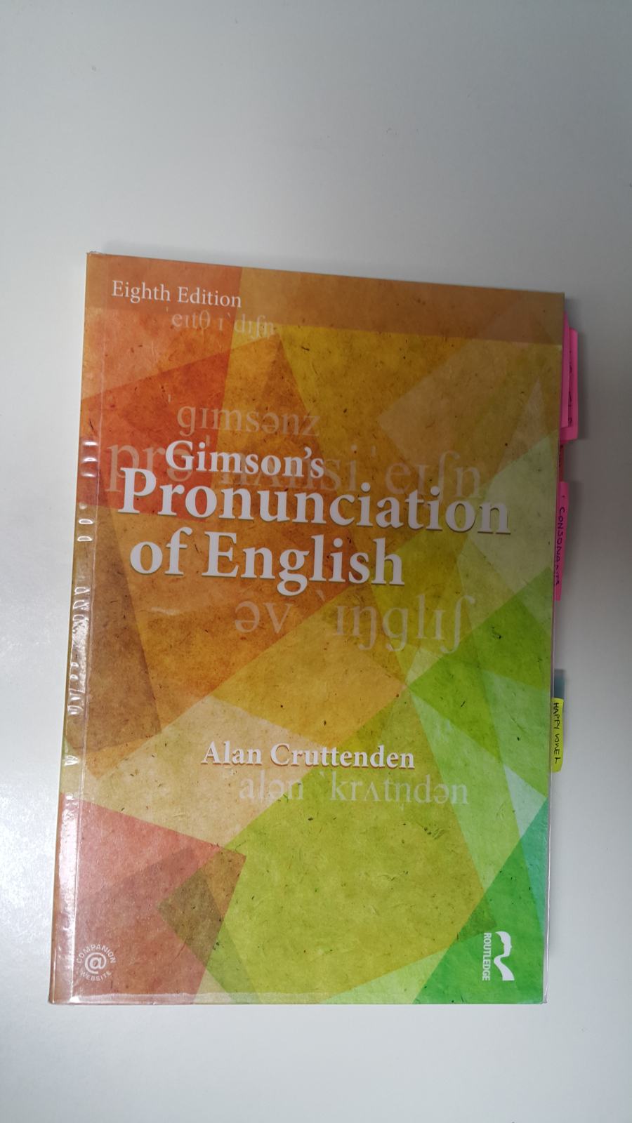 Gimsons Pronunciation of English by Alan Cruttenden