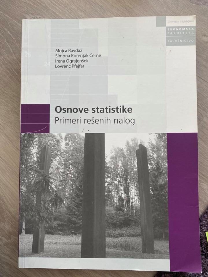 Osnove statistike - Primeri rešenih nalog