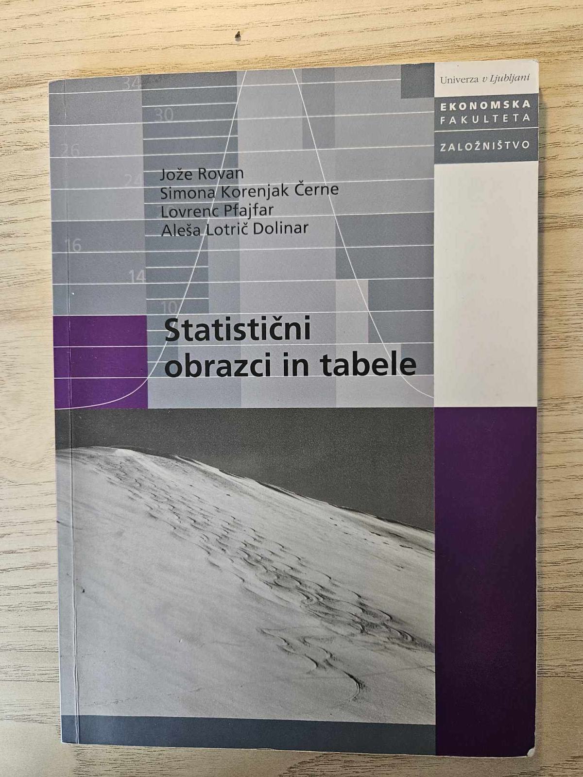 Statistični obrazci in tabele