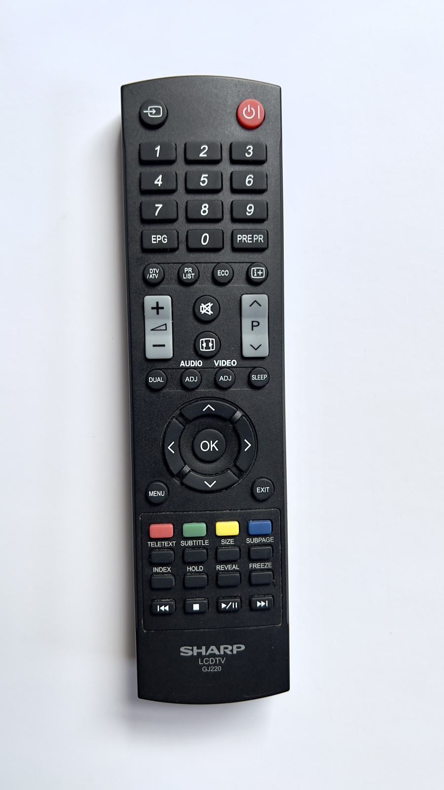 Prodam originalni daljinec Sharp GJ220, normalno delujoč.