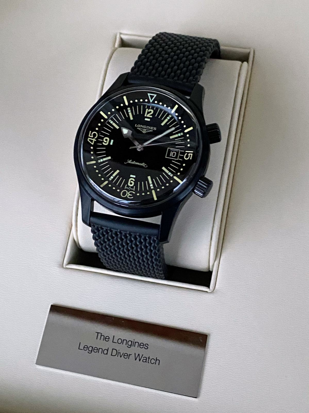Longines Legend Diver PVD Black