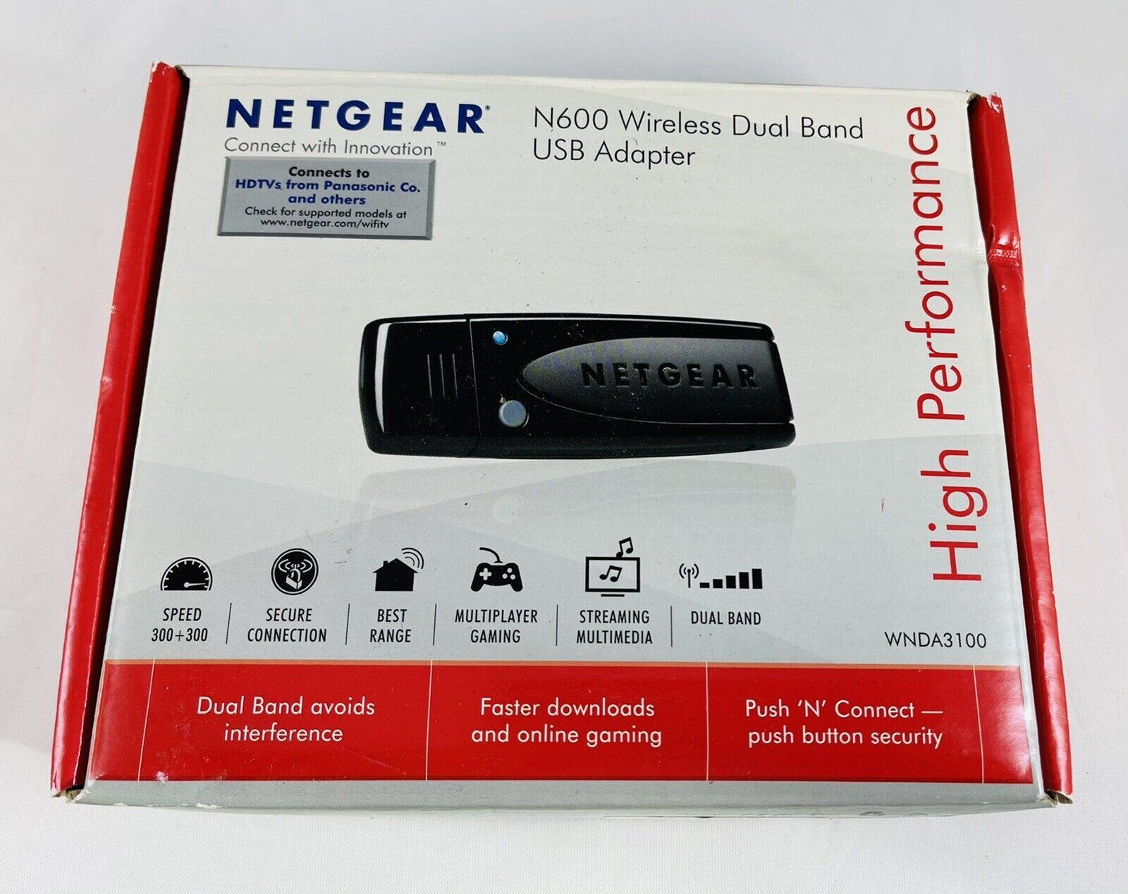 WIFI USB ADAPTER NETGEAR DUAL BAND WNDA3100