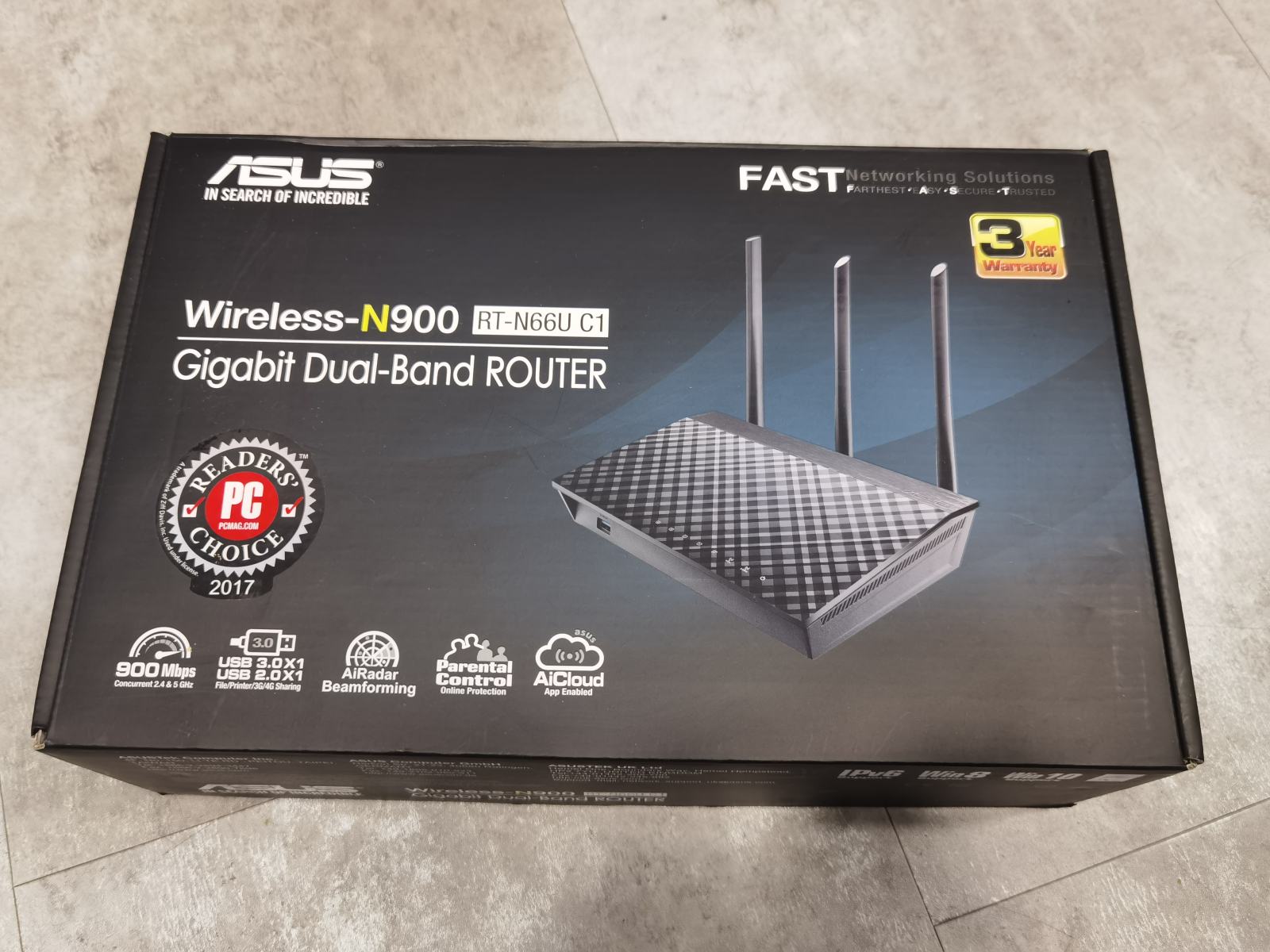 ASUS ROUTER Wireless-N900 (RT-N66U C1)