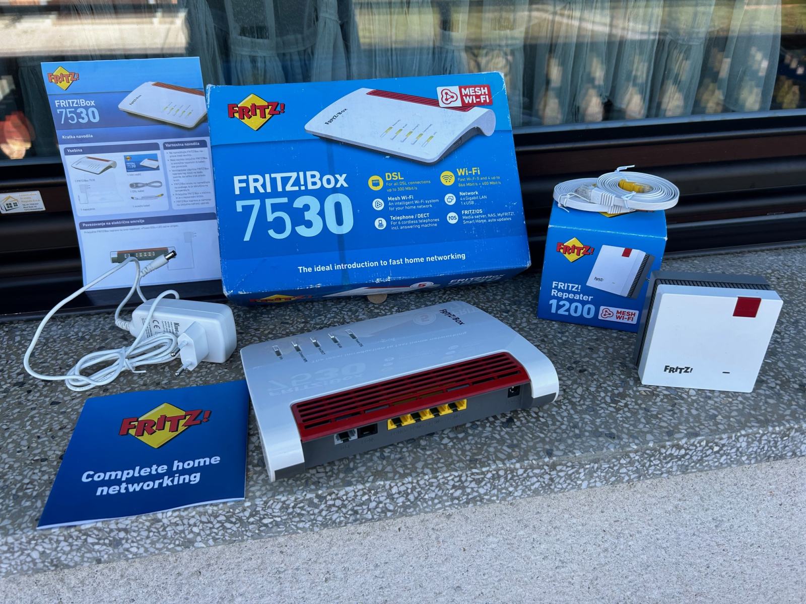 Fritz box 7530 + Fritz repeater 1200