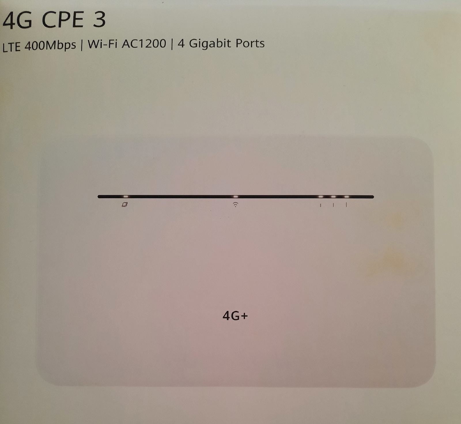 Router Huawei 4G CPE 3 , LTE 400Mbps / Wi-Fi ACI1200 / 4 Gigabit Port