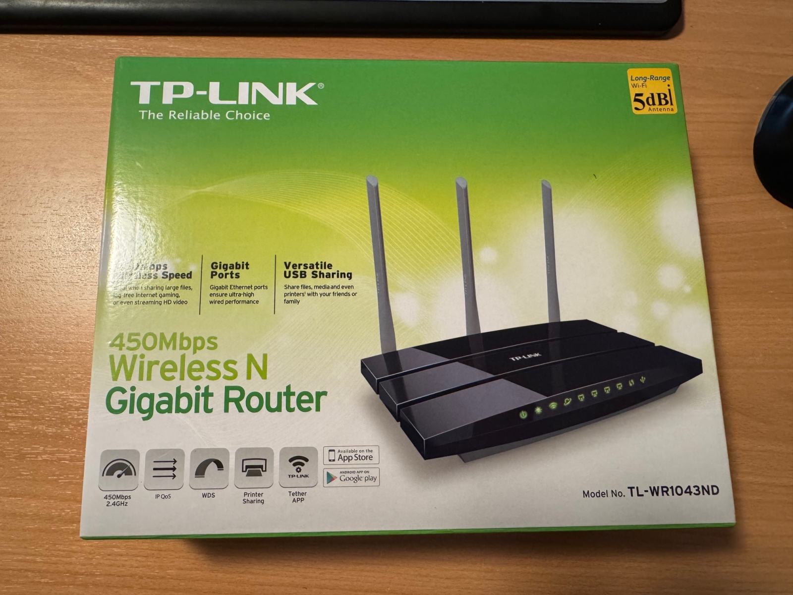 TP LINK model TL-WR1043ND